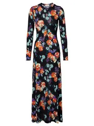 Ulla Johnson Amari Printed Jersey Maxi Dress - Multicoloured
