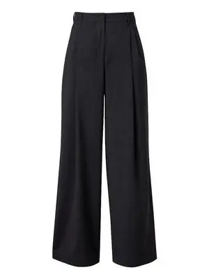 Max Mara Wool Wide-leg Pants - Grey