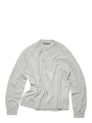 ACNE STUDIOS Acne Studios Face Logo Patch V-Neck Cardigan