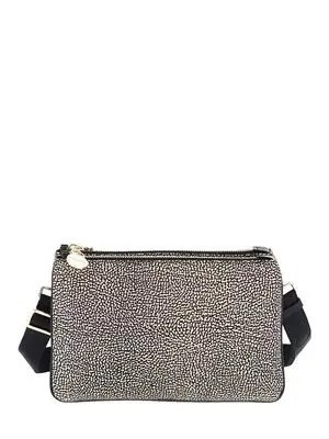 BORBONESE Borbonese Zipped Small Crossbody Bag