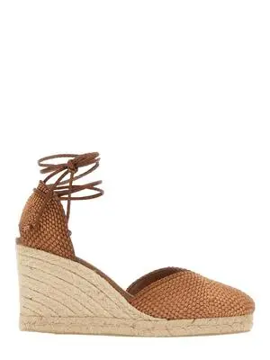 CastaÑer Cora Espadrille Wedge Sandals - Brown