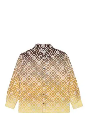 Casablanca Monogram Bouclé Jacket - Brown
