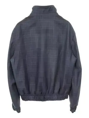 LOUIS VUITTON Glen Check Blouson Jacket - Blue