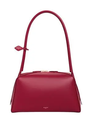 Alaïa Alaïa Le Bouledogue Leather Shoulder Bag Red