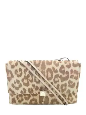 Valentino Garavani 2000s Leopard Print Shoulder Bag - Neutrals