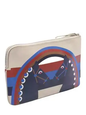 Hermès Carré Pouch - Neutrals