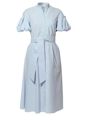AGGI BY HALEWSKI Emily Light Midi Dress - Blue