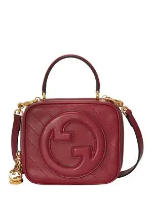 Gucci Blondie Top Handle Bag - Red