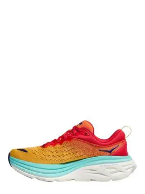 Hoka One One Bondi 8 Athletic Sneakers - Orange/red