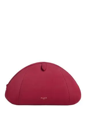 Alaïa Small Suede Purse Clutch - Red