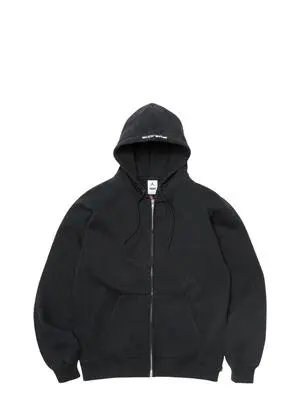 Supreme X Jordan Full Zip Hooded Sweatshirt - Black