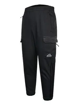 Adidas Cargo Pocket Elastic Waistband Casual Sports Pants/trousers/joggers Black - Multi-color