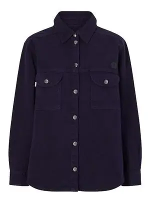 BLAZÉ MILANO Embroidered Denim Shirt - Blue