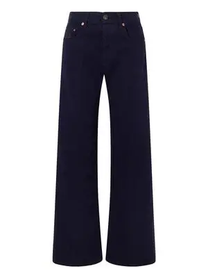 BLAZÉ MILANO Clapotis Maline Mid-rise Wide-leg Jeans - Blue