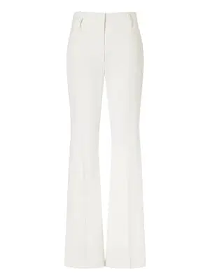 Gabriela Hearst Ianthe Cotton-corduroy Flared Pants - Neutrals