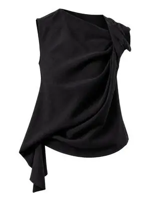 LENDROP STUDIOS Laurent Twisted Top - Black