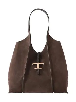 TOD'S Tod's Medium Suede Shoulder Bag