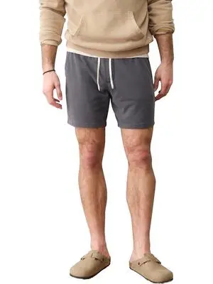 Marine Layer Cloud 9 Terry Shorts - Asphalt