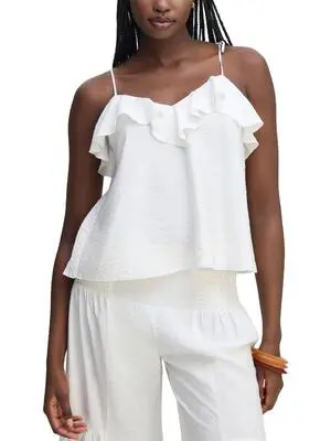 SAM EDELMAN Sam Edelman Ruffle Tie Strap Camisole