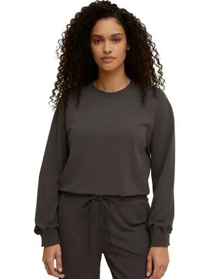 Comfelie Comfelie Long-Sleeve Crewneck Sweatshirt Graphite Gray