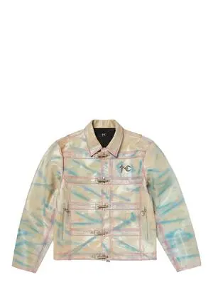 THUG CLUB Leather Jacket - Multi