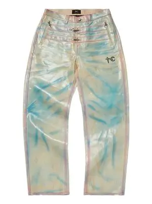 THUG CLUB Skin Bio Soldier Leather Pants - Multi