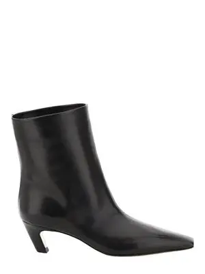 KHAITE Khaite Arizona Square-Toe Ankle Boots