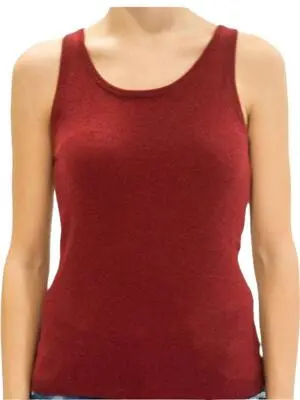 Lela Rose Crew Neck Vest - Red