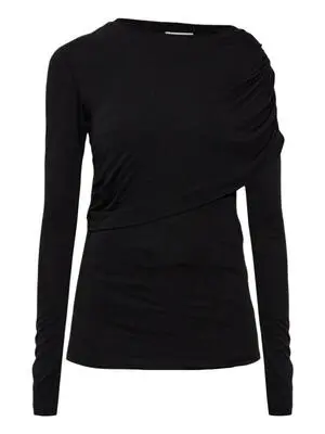 Isabel Marant Étoile Draped Long-sleeved Top - Black