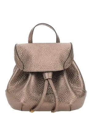 GIANNI CHIARINI Violette Hammered Leather Backpack - Nude