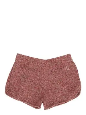 Magda Butrym Elastic Waist Knit Shorts - Red