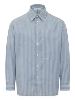GIVENCHY Givenchy Couture Seam Striped Overshirt