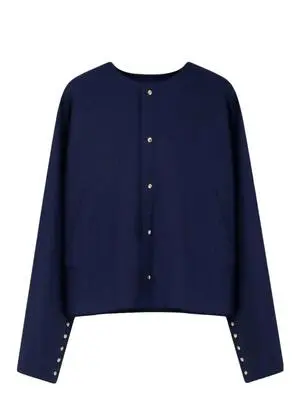 CELINE Celine Cotton Gabardine Cardigan Jacket