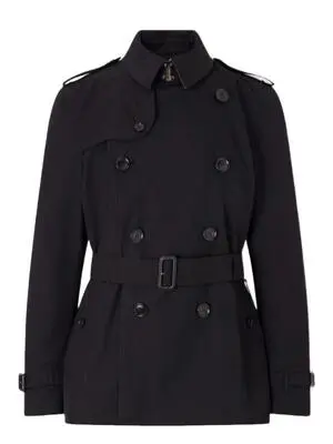 Burberry Short Trench Style Jacket - Black
