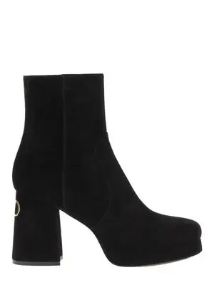 Valentino Garavani Fawcette Zip-up Ankle Boots - Black