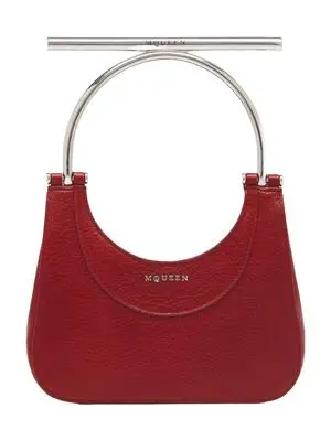 Alexander McQueen Alexander McQueen Mini Cross-Bar Tote Bag Red