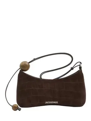 Jacquemus Le Bisou Perle Shoulder Bag - Black