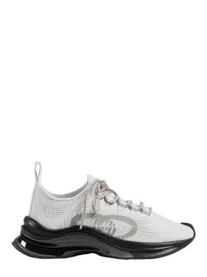 Gucci Gucci Low-Top Sneakers With Rubber Double G Details Black