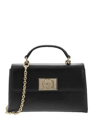 Furla 1927 Chain-linked Mini Tote Bag - Black