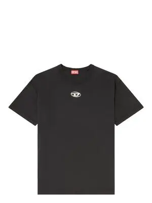 DIESEL® T-norm-lod Oval D Logo T-shirt - Black
