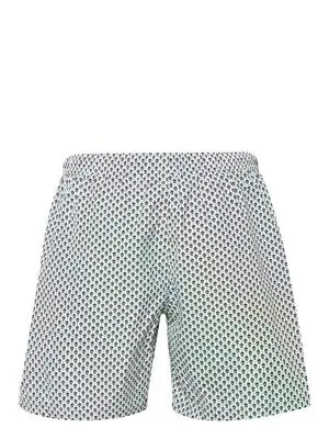 Alexander McQueen Skull Print Swim Shorts - Neutrals
