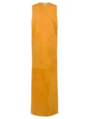 TOD'S Twisted Open-back Maxi Dress - Orange
