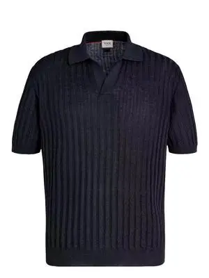 TOD'S V-neck Knit T-shirt - Blue