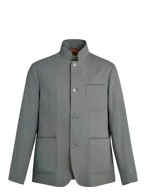 TOD'S Castello Pocket-detail Blazer - Grey