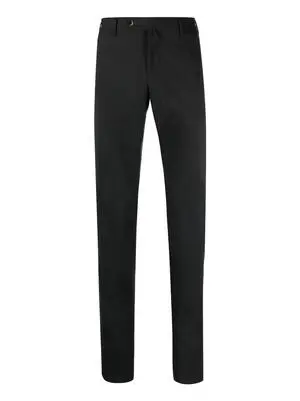 PT TORINO Off-centre Straight-leg Trousers - Grey