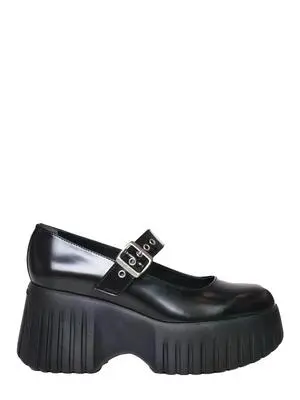 Hogan Mary Jane Brogues - Black
