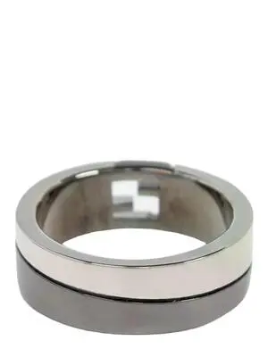 Fendi Logo Ring - Grey