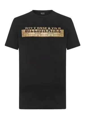 BILLIONAIRE Logo-print Short-sleeve T-shirt - Black