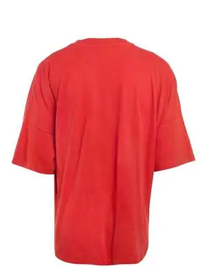 Palm Angels Logo Oversized T-shirt - Red