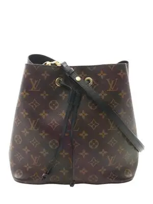 LOUIS VUITTON Monogram Neonoe Mm Bucket Bag - Brown